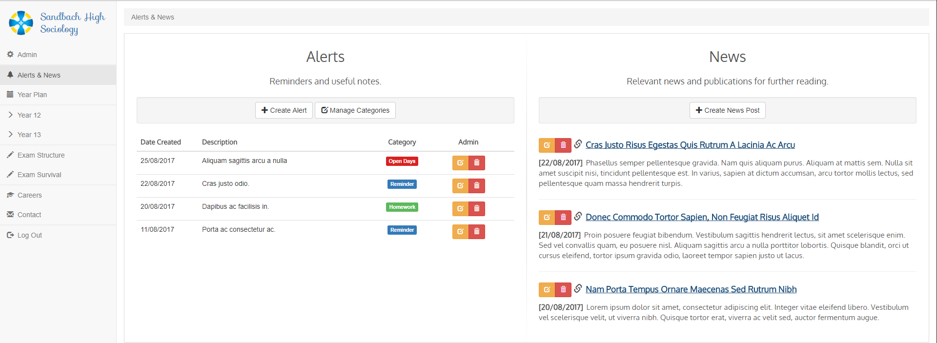 liteboard Course Management System